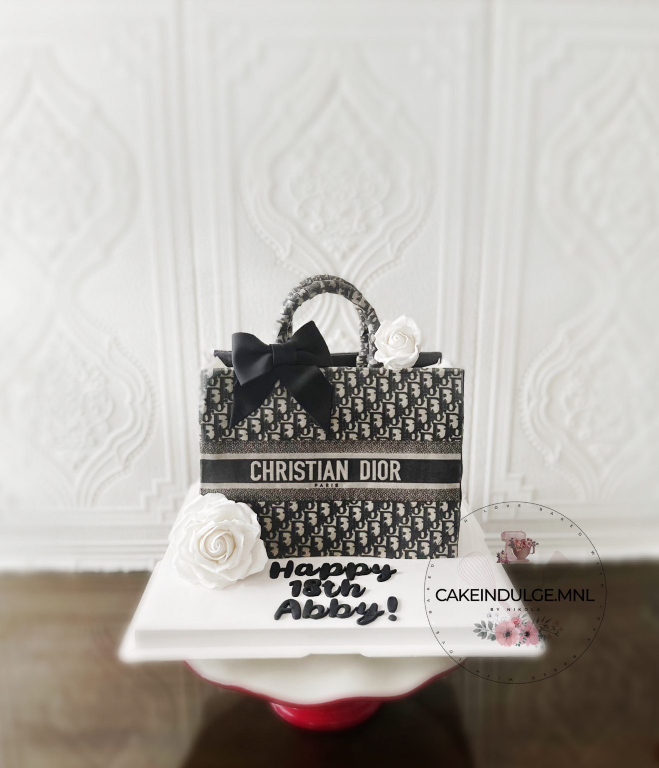 Dior Book Tote Cake - CakeIndulge PH